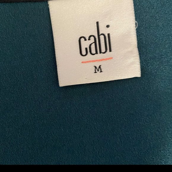 CAbi | Dresses | Cabi Teal Blue Pirouette Ruffle Hem Floral Long Sheer Sleeve Lined Dress Size M ...